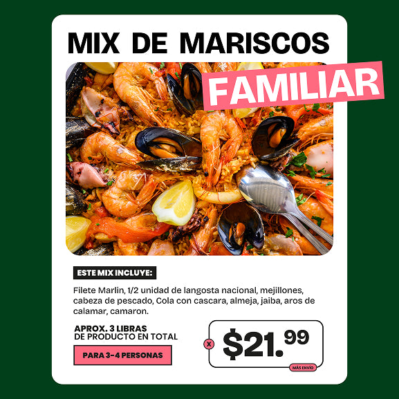 Catálogo de mariscos y filetes – Capitán Marisco