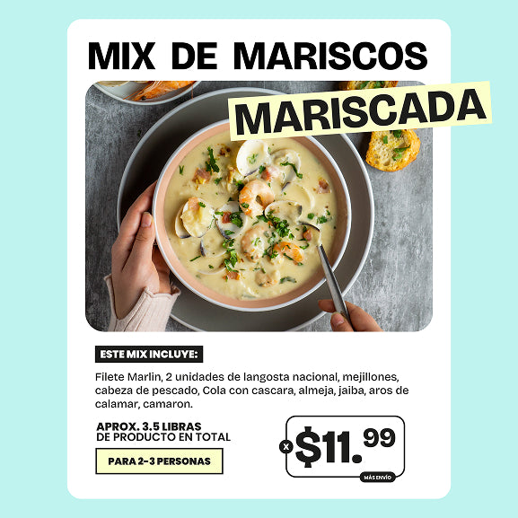 Catálogo de mariscos y filetes – Capitán Marisco